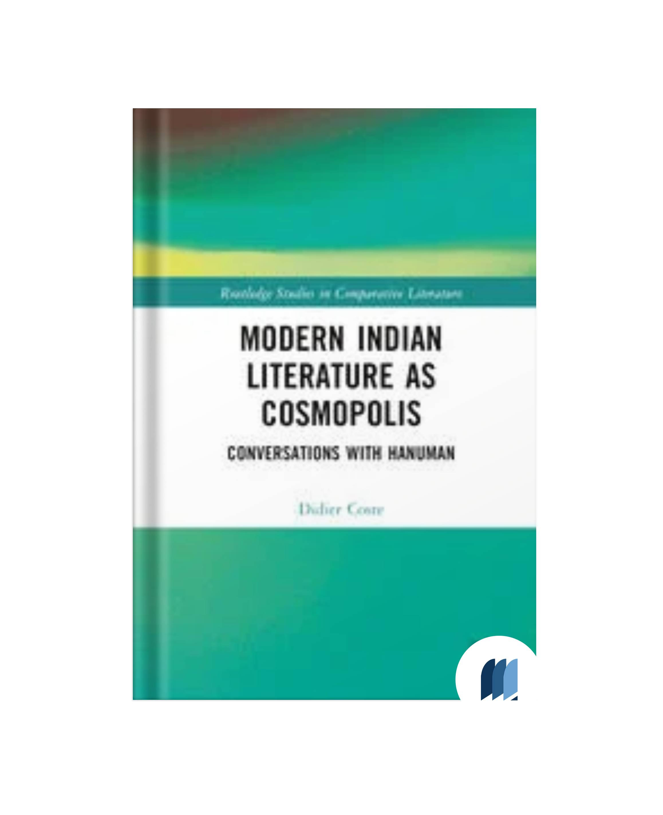 Modern Indian Literature and Cosmopolis by Didier Coste free pdf download